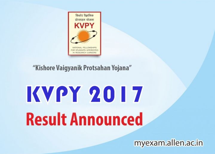 KVPY Aptitude Test Results - 2017 Announced. Download the List of ...