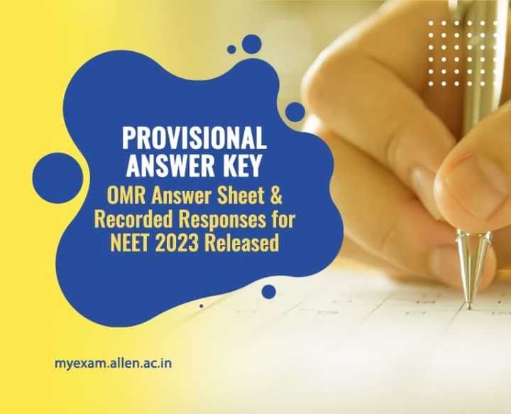 Provisional Answer Key, OMR Answer Sheet & Recorded Responses for NEET ...