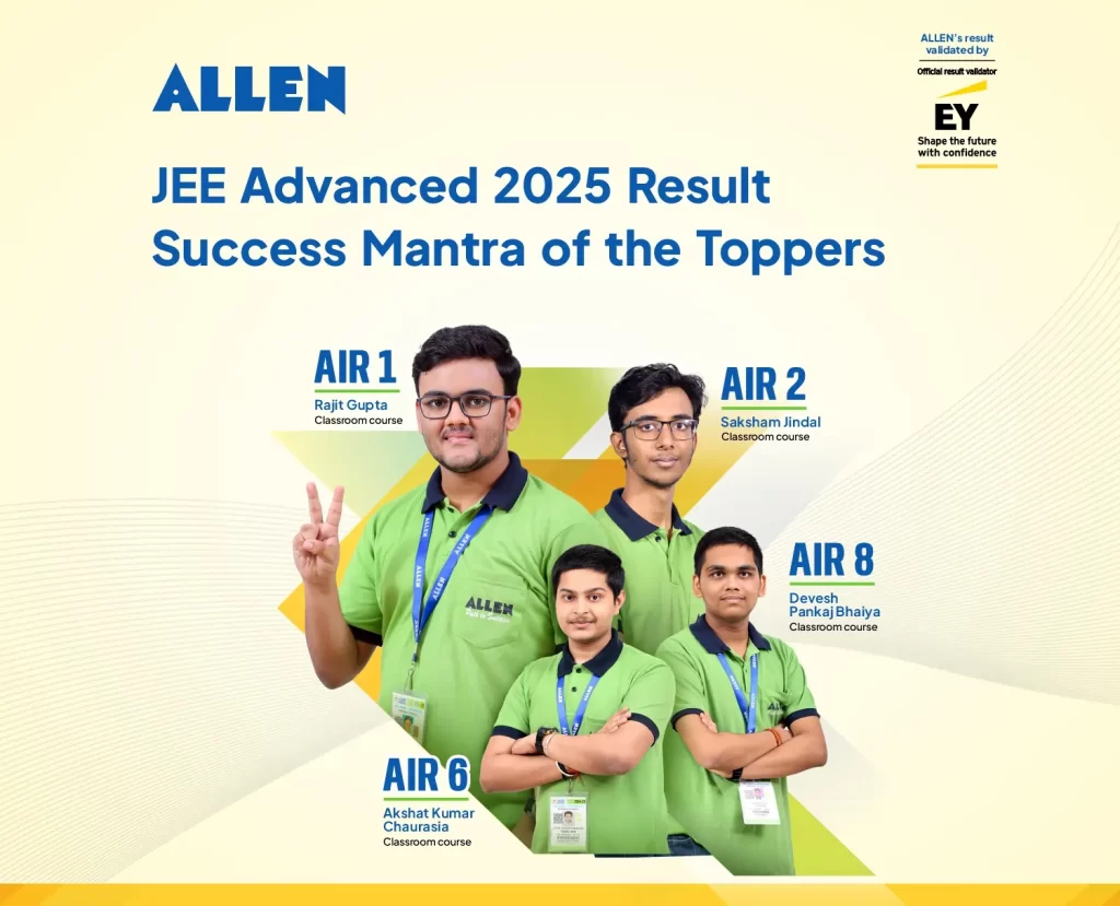 JEE Advanced 2025 - Success Mantra of the Toppers - My Exam : EduBlog ...