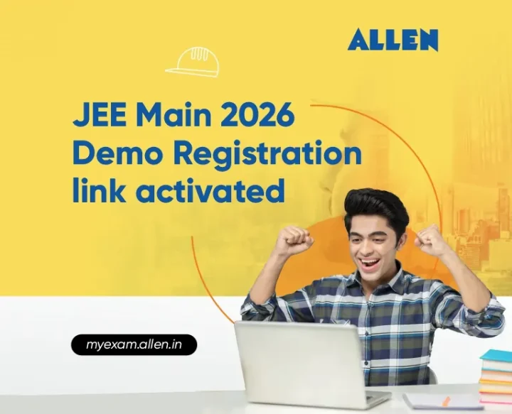 JEE Main 2026 Registration - Demo Registration Link Activated - My Exam ...