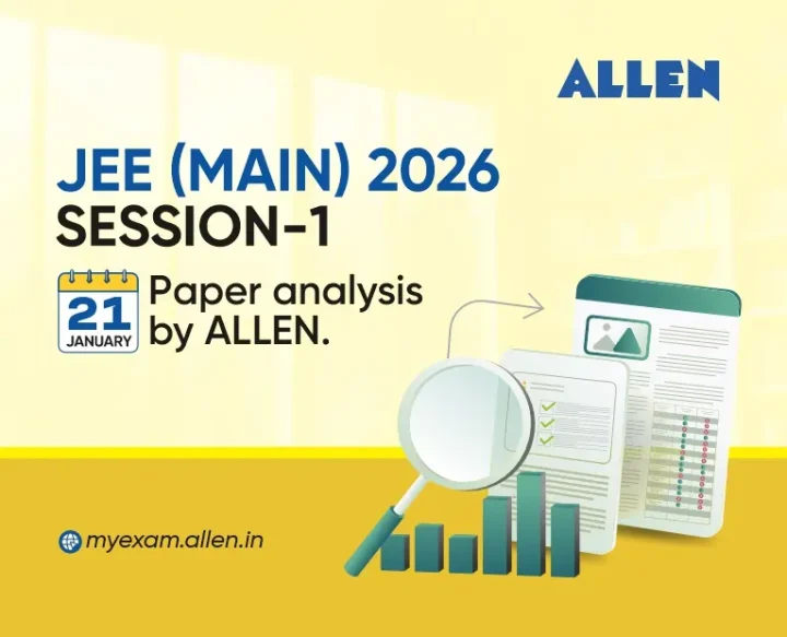 JEE Main 2026 Session 1 Paper Analysis By ALLEN - (21 January)